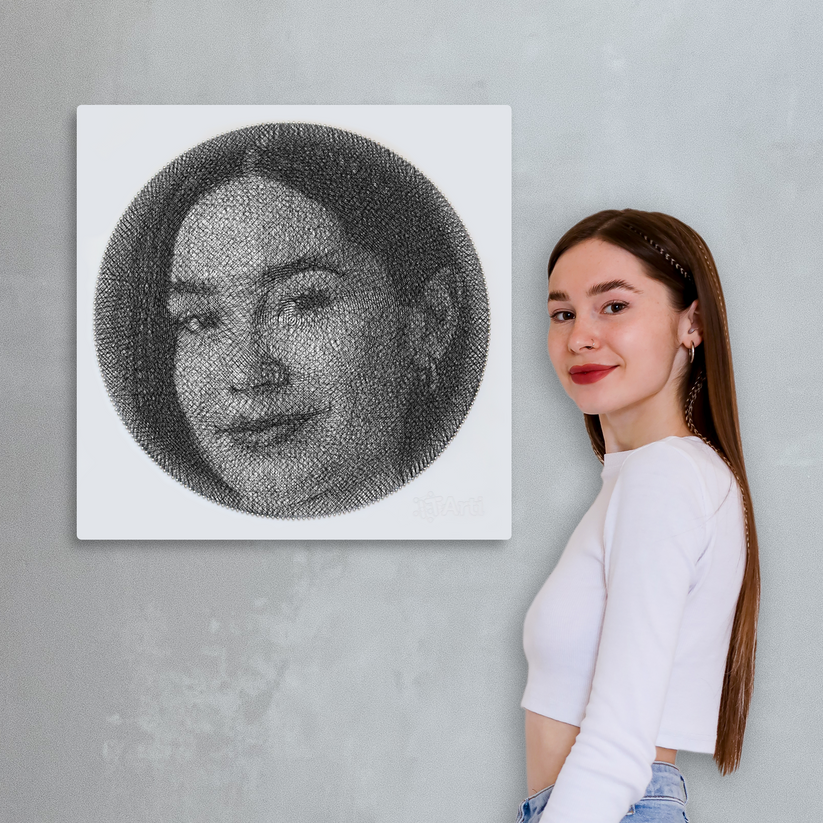 String Art Kit from Your Photo, which you create yourself – IT Arti