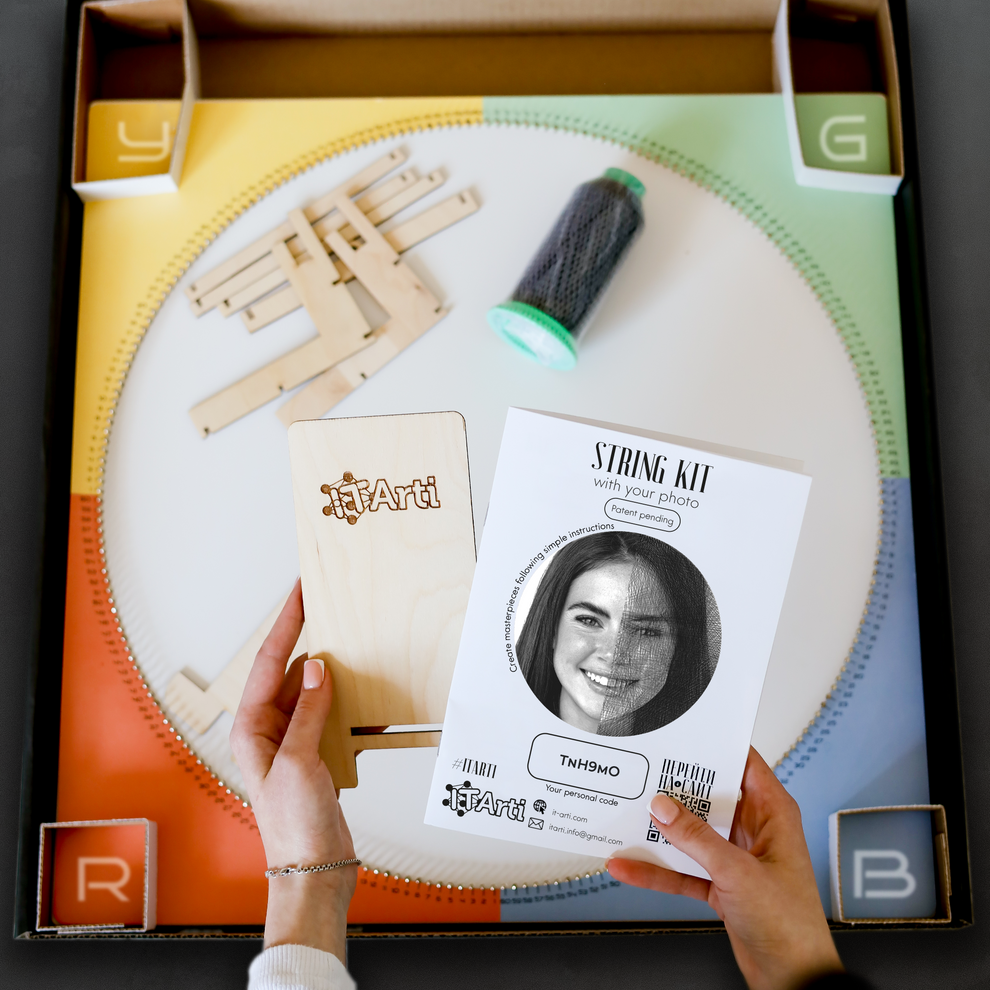 String Art Kit from Your Photo, which you create yourself – IT Arti